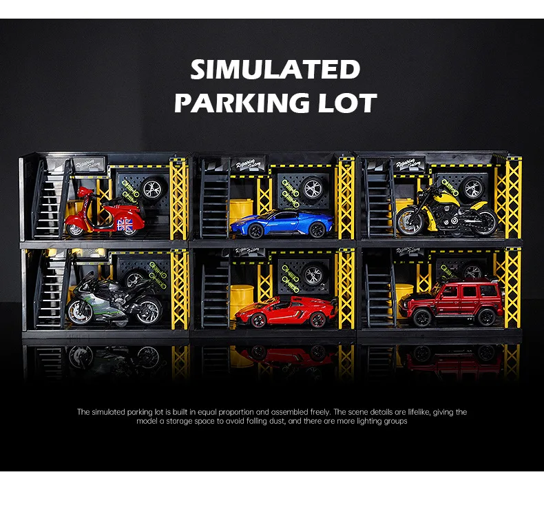 Underground Parking Lot Parking Garage For Diecast Car Models ...