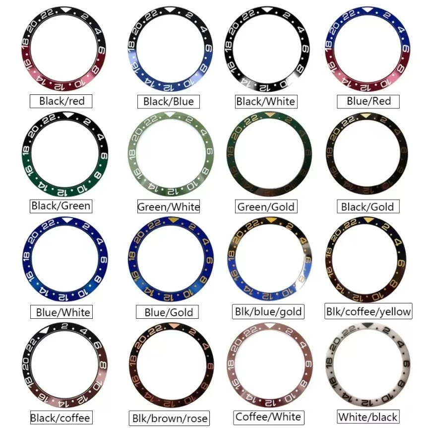 Eta Mens Watches 40mm Automatic Watch Red Blue 904l Stainless Steel ...