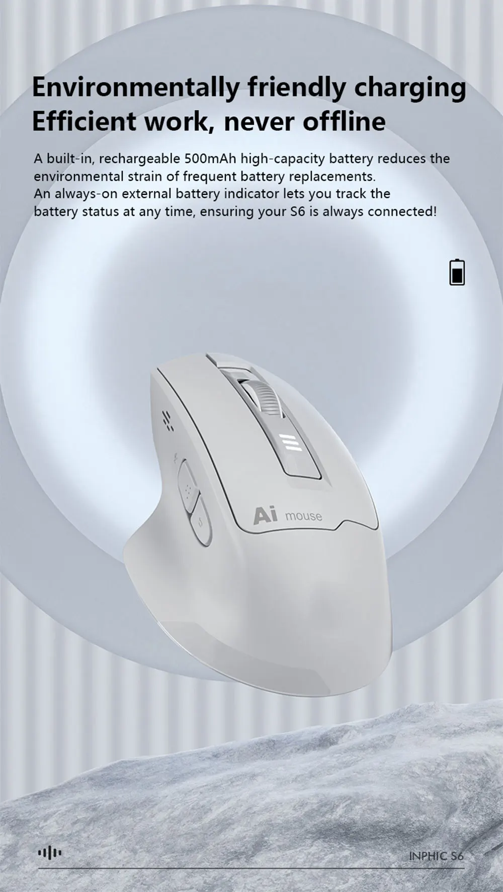 AI Large Model Voice Typing Mouse Wireless Mouse Charging Silent ...