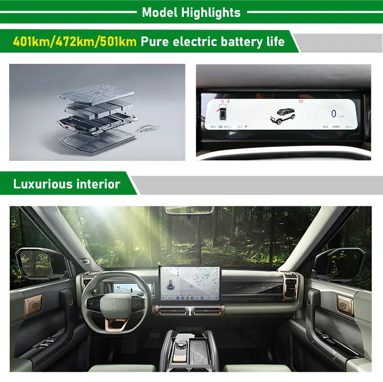 Chery Icar 03: 2024-2026 EV SUV with 4WD, 472Km Range, 5-Seater, Left ...