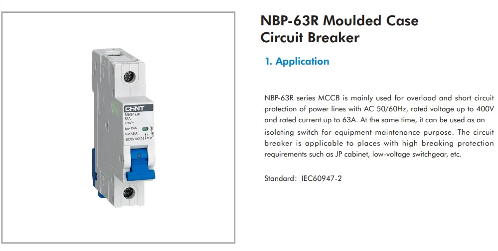 CHINT 1P 2P 3P 4P AC High Breaking Capacity 15KA Mcb| Alibaba.com