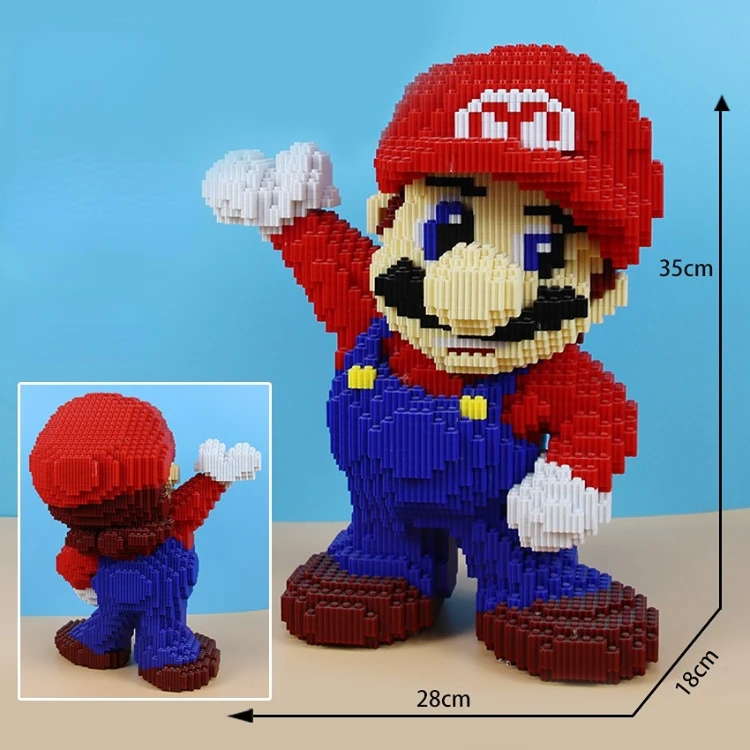 Diy Mini Cartoon Character Building Block Sets for Kids
