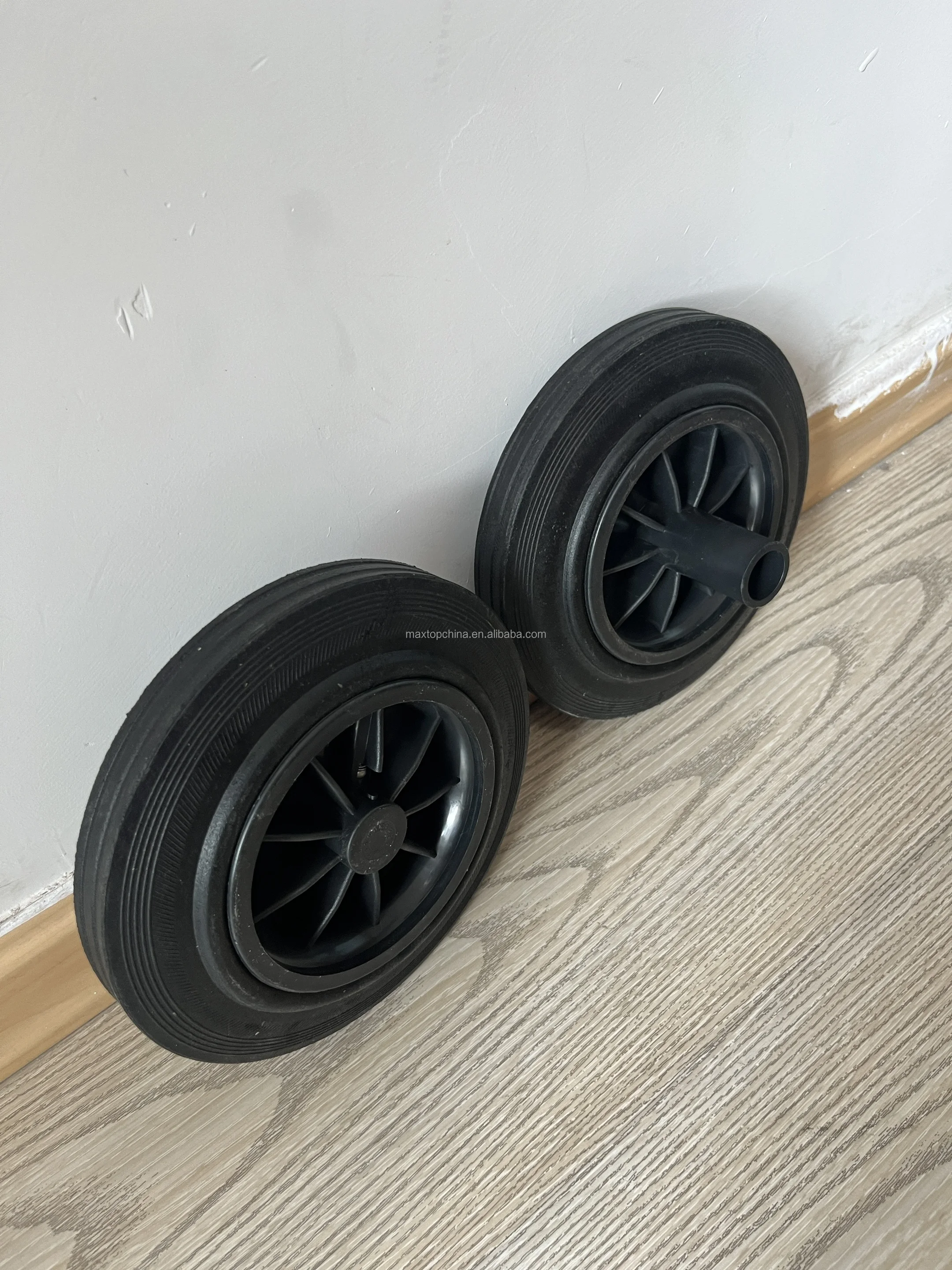 Qingdao 200*50mm Solid Rubber Wheels for Kids' Strollers