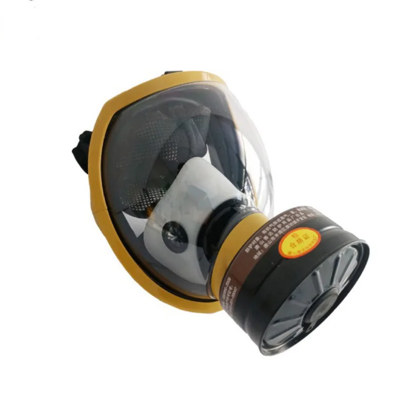 Cylindrical Silicone Anti Gas Mask - Firefighting & Pollution