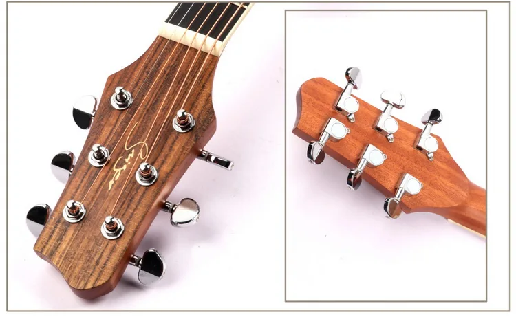 SMIGER Acoustic Electric Guitars - Walnut Body & Pickup