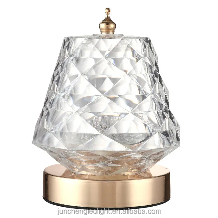 Water Ripple Dynamic Projection Crystal Acrylic Lamp With Remote ...