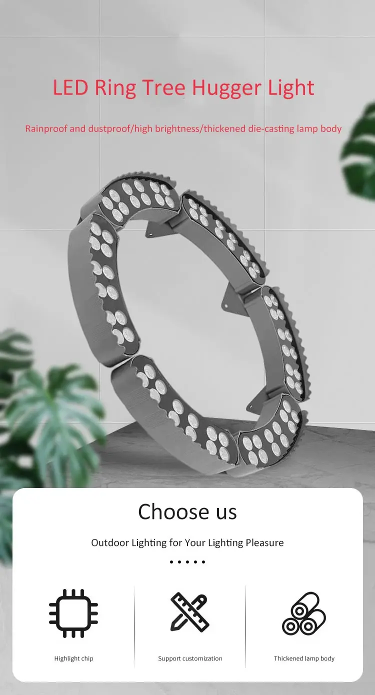 12w Dmx512 Led Ring Hug Tree Light Outdoor Tree Trunk Spliced Landscape ...