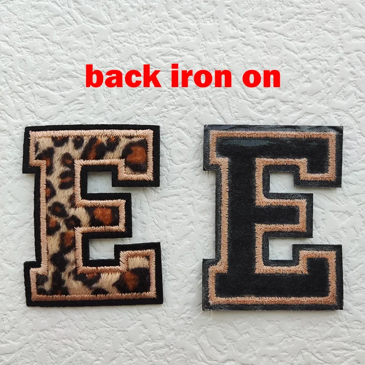 Custom Furry 26 English Letters Iron on Patches