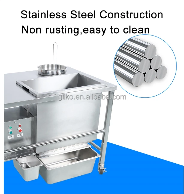 Electric Breading Table Stainless Steel Kitchen Work Station Fast Food ...