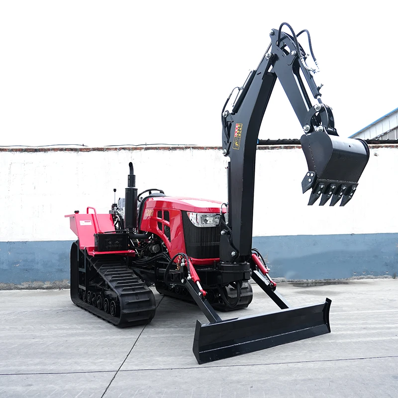 Agricultural equipment mini cultivator rubber track multipurpose high ...