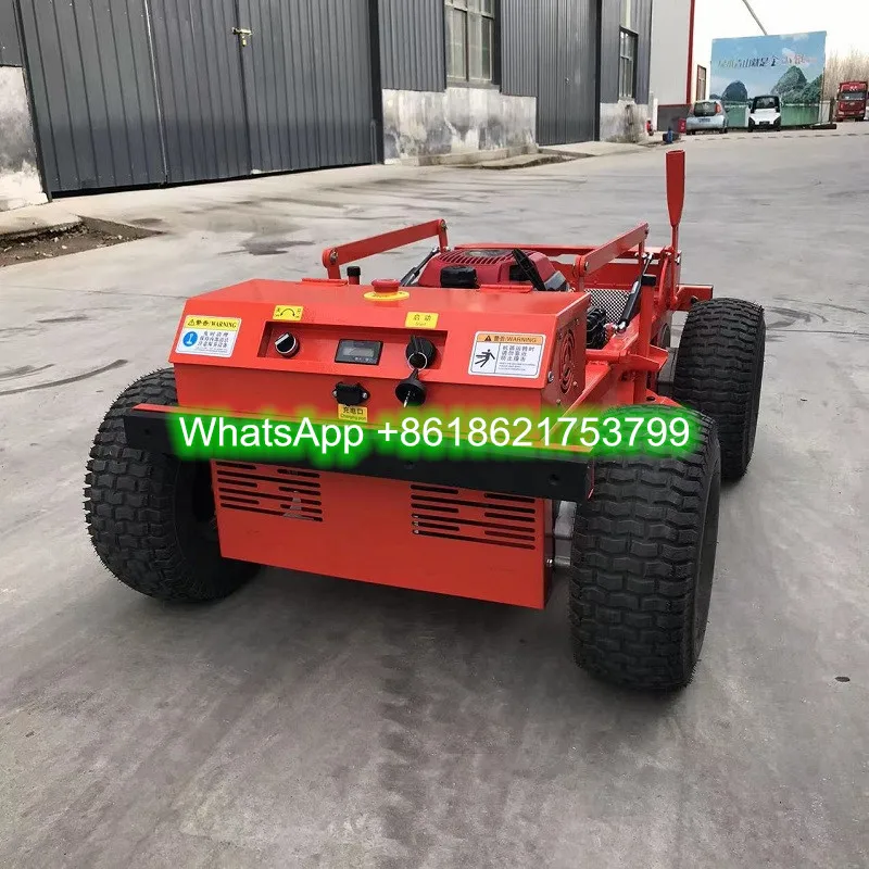 Remote Control 4wd Mower Robotic Lawn Mowers Grass Cutting Machine ...