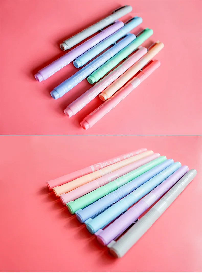 8 Color Needle Tip Liquid Gel Pen - Perfect for Office & School