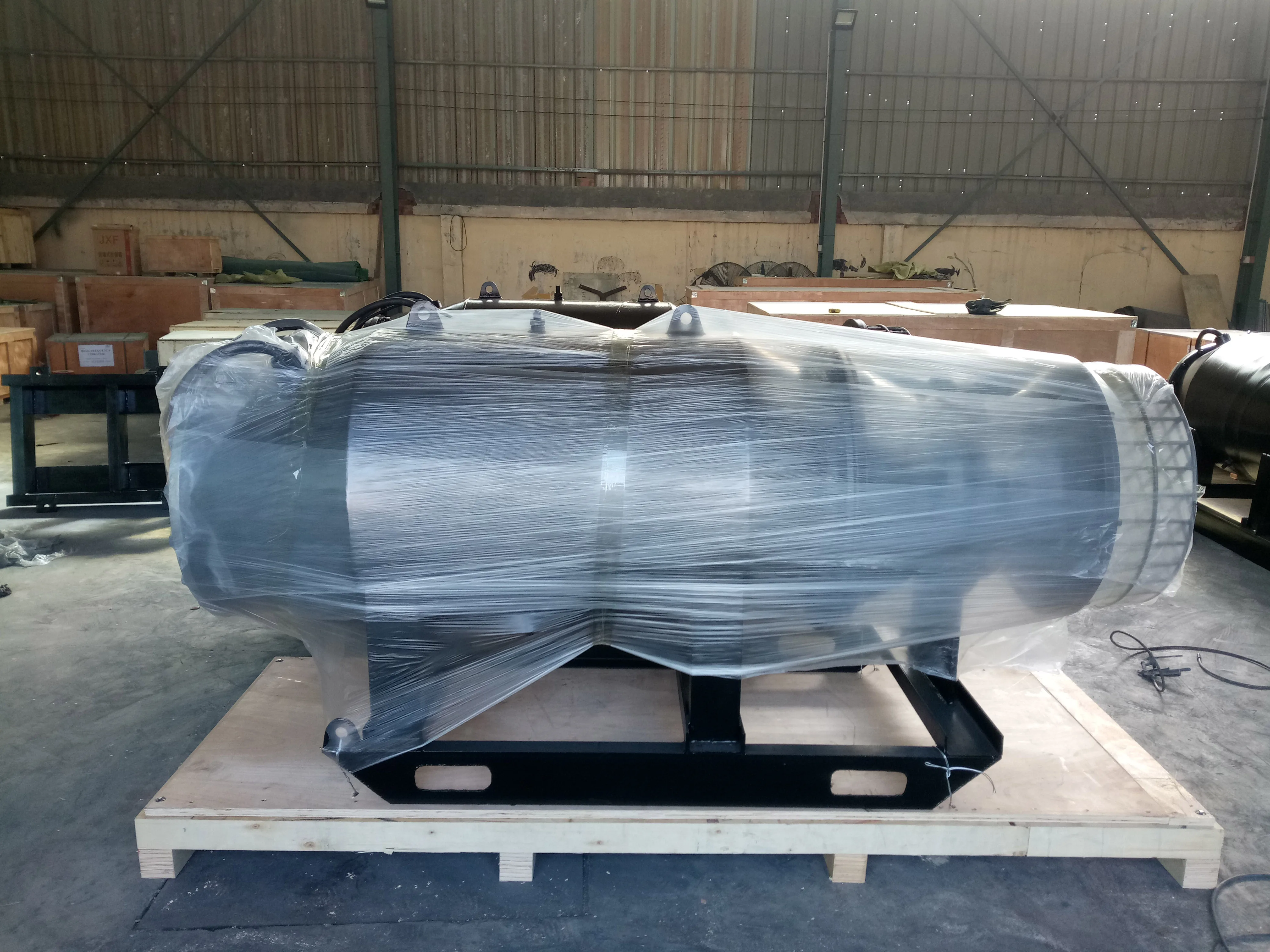 Submersible Axial Low Speed High Volume Flow 250kw Water Pump For Flood ...