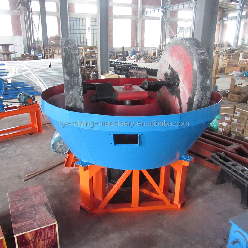 Gold Grinding Machine Wet Pan Mill for Efficient Gold Extraction