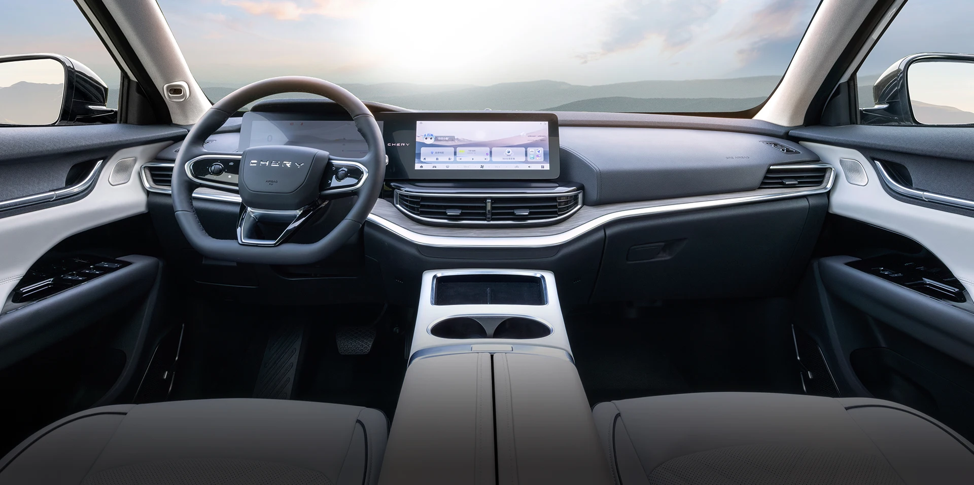 Newly Launched Pure Electric Cars Chery Eq7 With Long Range 512km 5 Door 5 Seats Midsize Suv ...