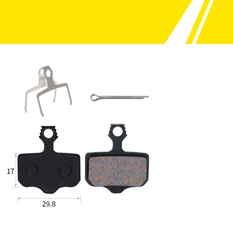 MTB Mountain Bicycle Hydraulic Disc Brake Pads - Custom Cycle Semi ...