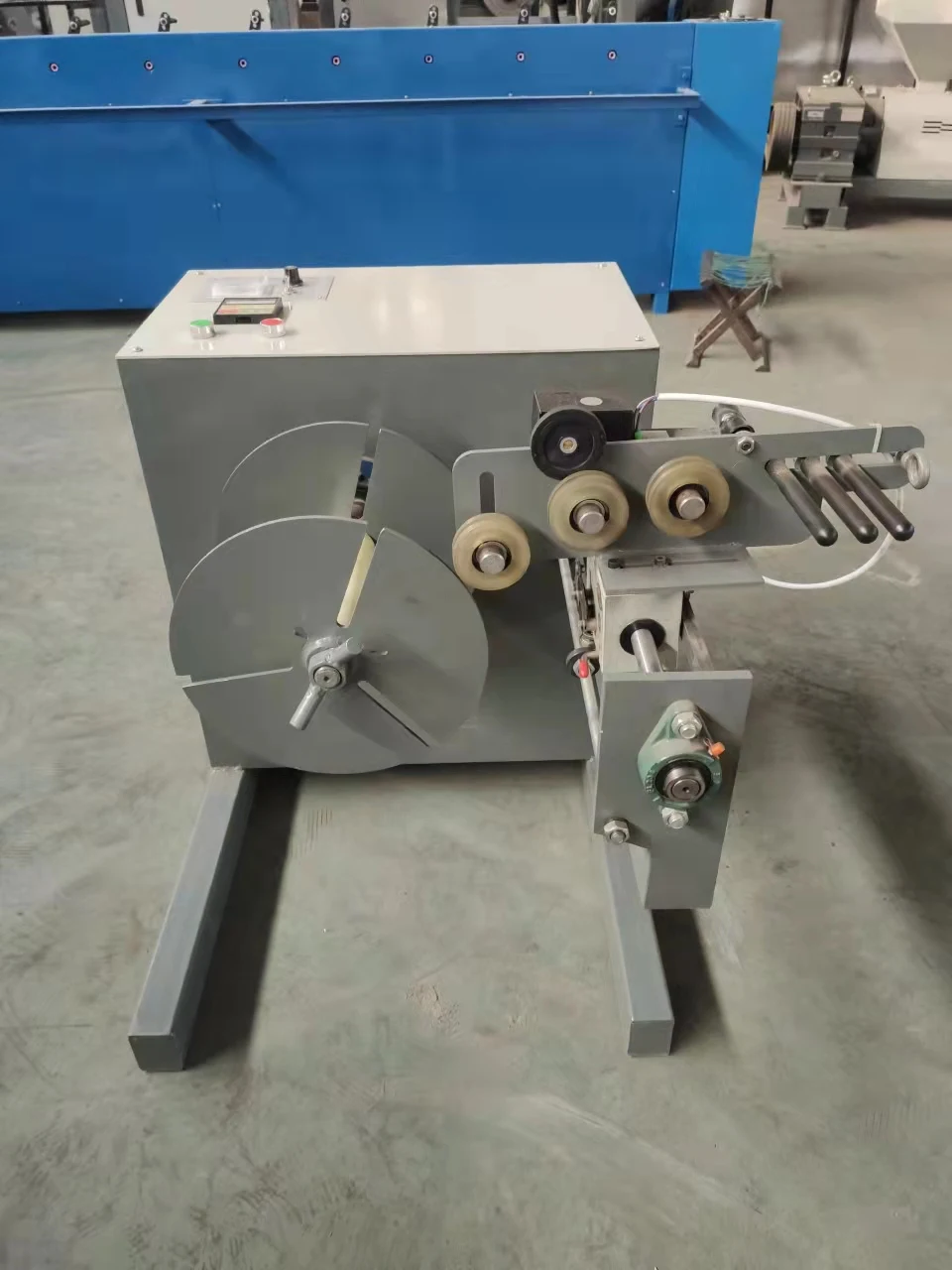Plastic pp Jute Twisted Rope Coiling Machine/ Rope Coiler Rewinder ...