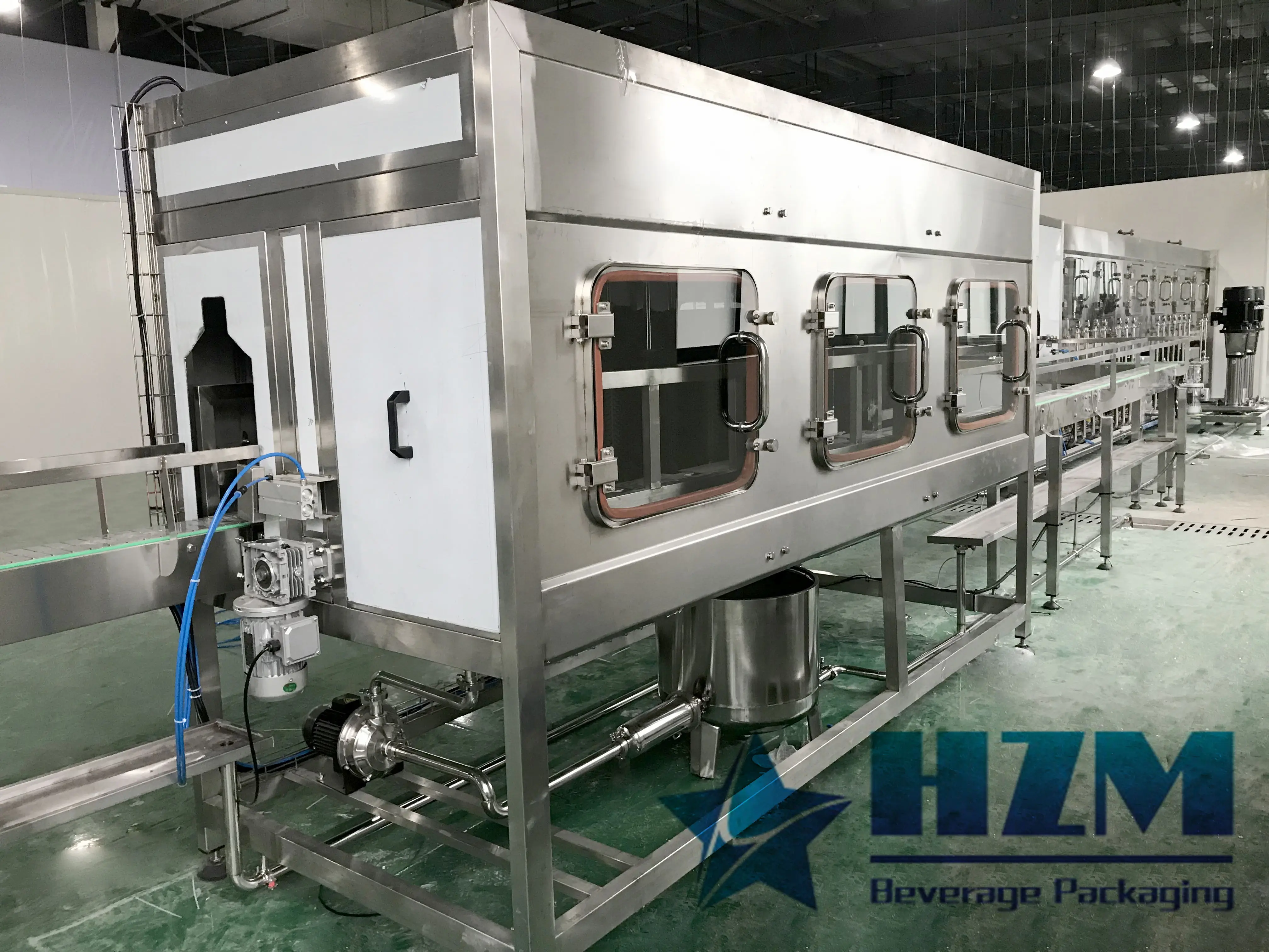 Drinking Water 5Gallon Bottle Washer Filler and Capper Machine 5Gallon ...