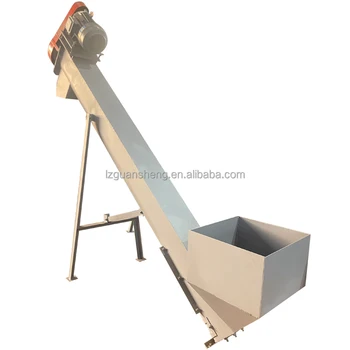 Assembly Line Equipment Screw Inclined Bucket Conveyor Z Type Bucket ...