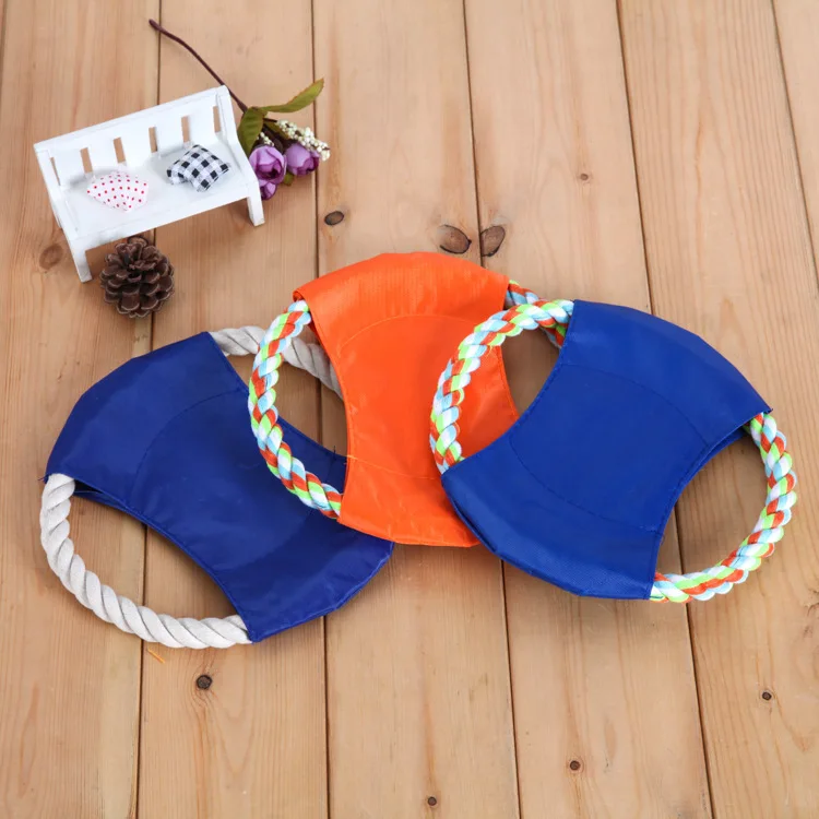 Flying Disc Dog Rope Toys Dog Training Toy Assortment Puppy Rope Toy ...