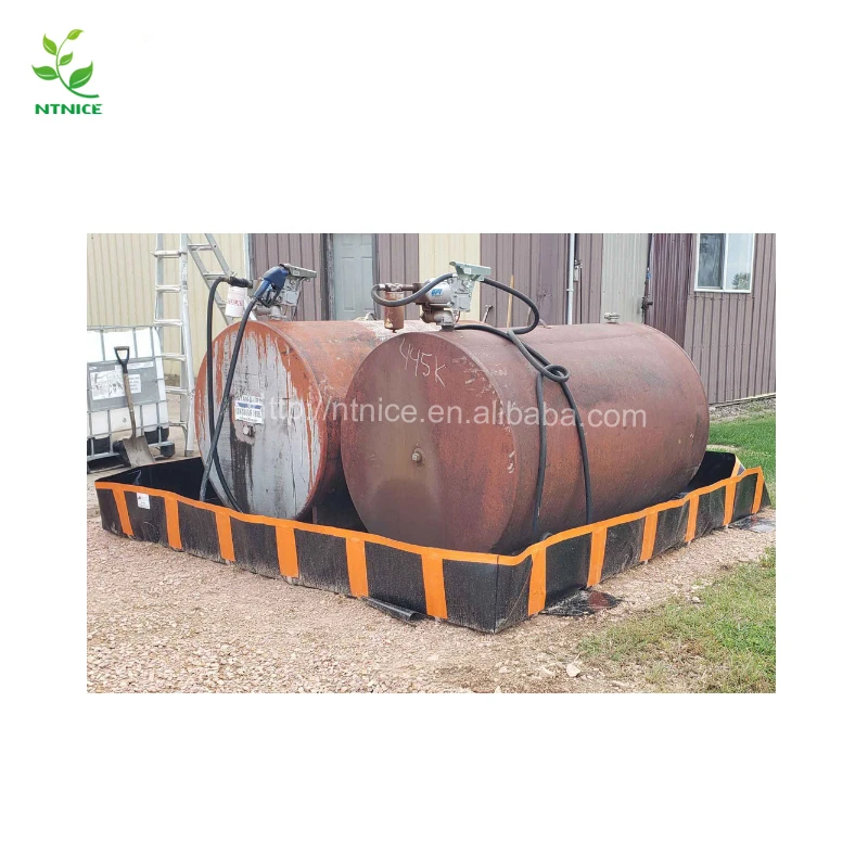 High Capacity PVC Industrial Berm Containment L-Bracket Eco-Friendly ...