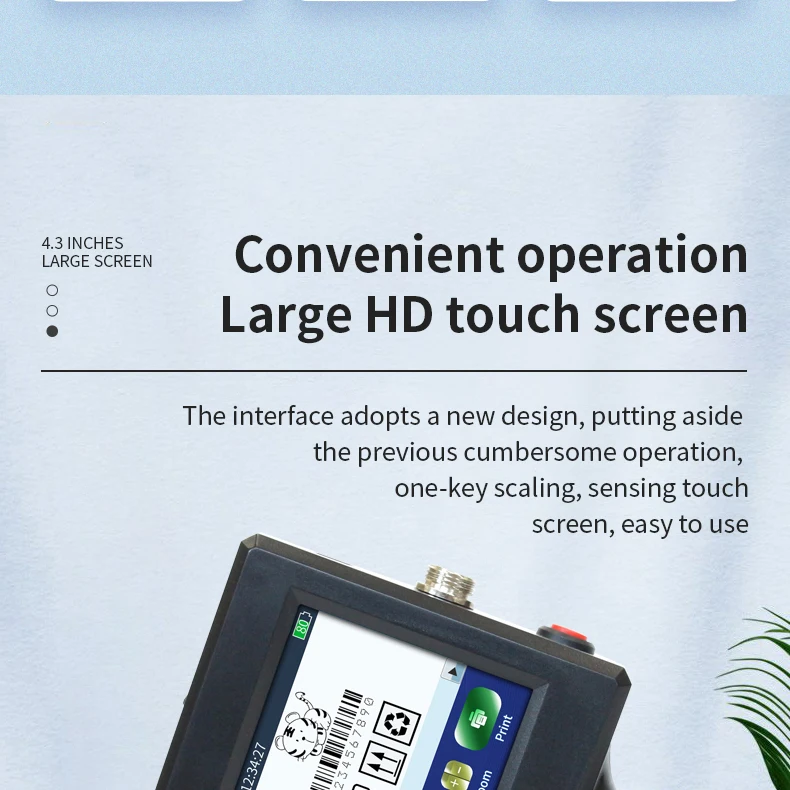 Ditu N3 Handheld Inkjet Printer - Compact Touch Screen Coding Machine ...