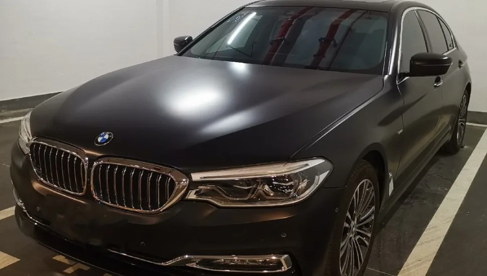 Black Matte Car Vinyl Wrap Decal Sticker Air Release Bubble 1.52*18m ...