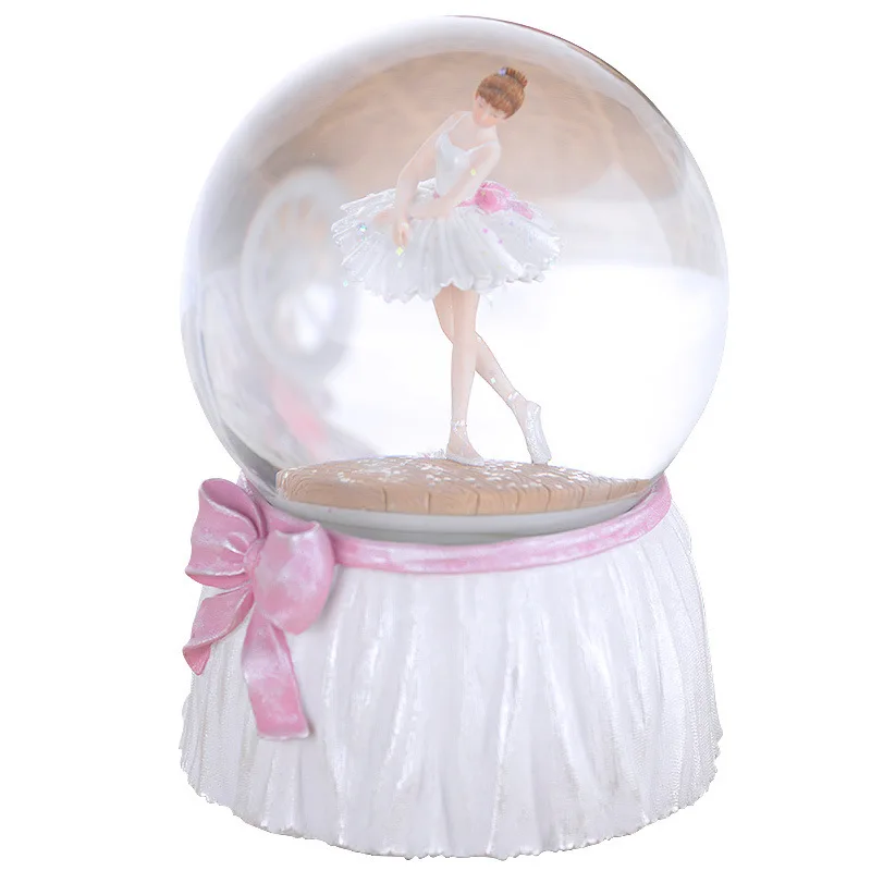 Ballerina Musical Pretty Snow Globe Snowballs For Indoor Home Table ...