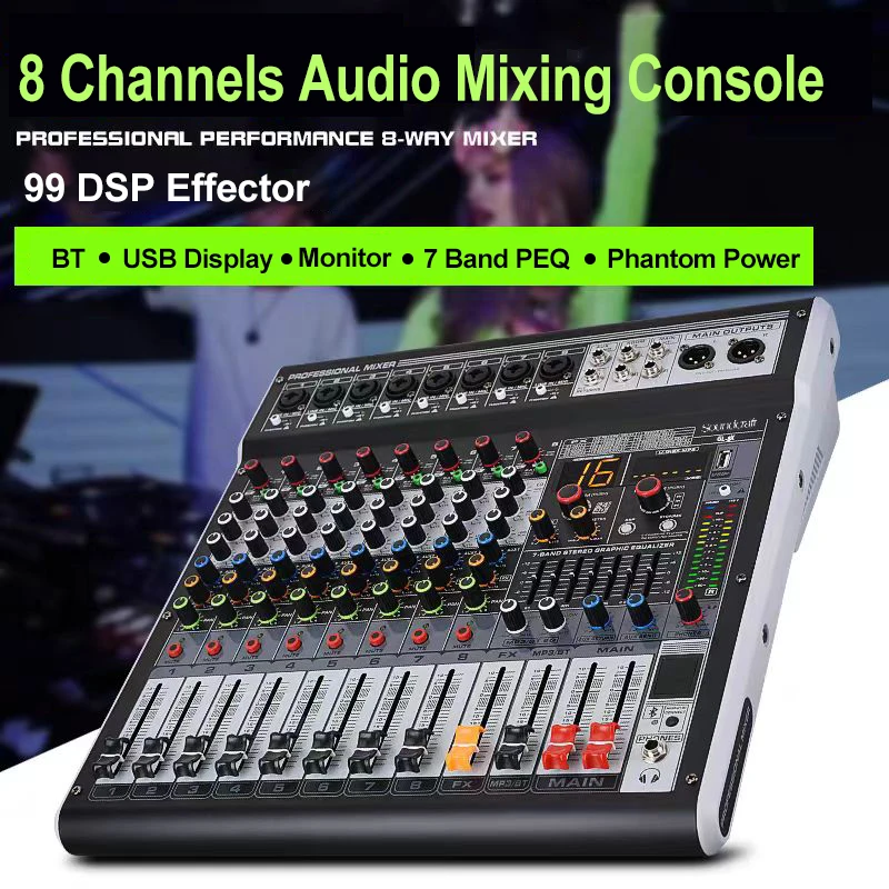 Nuoxun Professional Audio Mixing 99 Dsp Effects Digital Mixig Sound ...