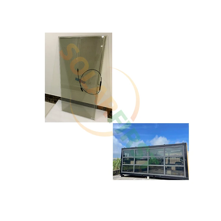 Bipv Cdte Glass Transparent Solar Panels Thin Film For Solar Energy ...