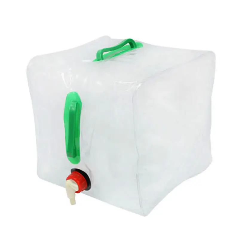 Foldable PVC Water Jug Tank Storage Faucet Dispensing Containers with ...