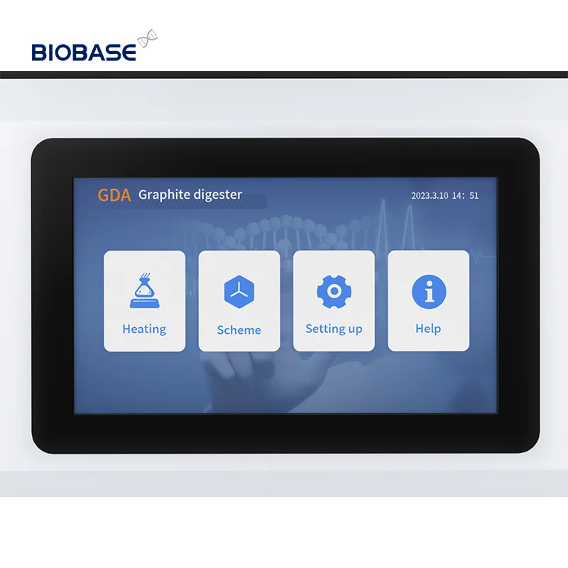 Biobase Lab Digital Kjeldahl Graphite Digester With Waste Gas ...