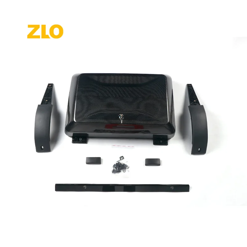 Zlo Dry Carbon Fiber Forged Carbon Side Launch Bag Exterio Silver Side ...