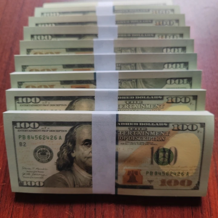 First-class Custom Stack High Quality 100 Pound 100 Dollar Euro Paper ...