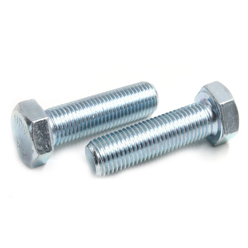 Factory Stock M6 M8 M10 M12 Carbon Steel Grade 4.8 8.8 10.9 12.9 Zinc ...