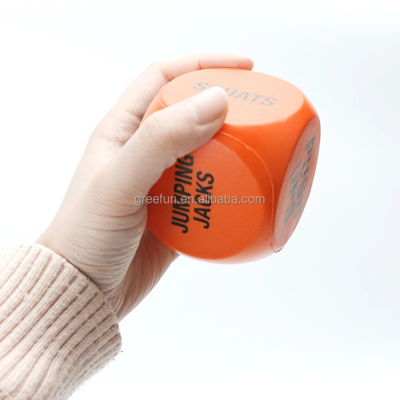 Custom Foam Exercise Dice - Fun & Personalized Fitness