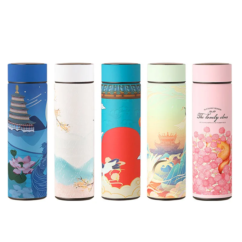 Custom High Quality Thermo Flask Bottle Tea Cup - Smart Digital ...