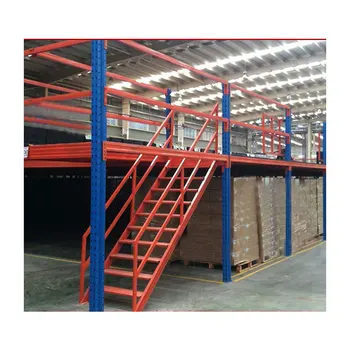 Heavy Duty Multi Tier Steel Grating Floor Mezzanine Platform Mezzanine ...
