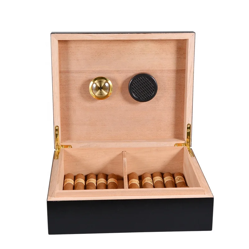 Caja Cedro - Unfinished Cedar Wood Cigar Box with Humidor