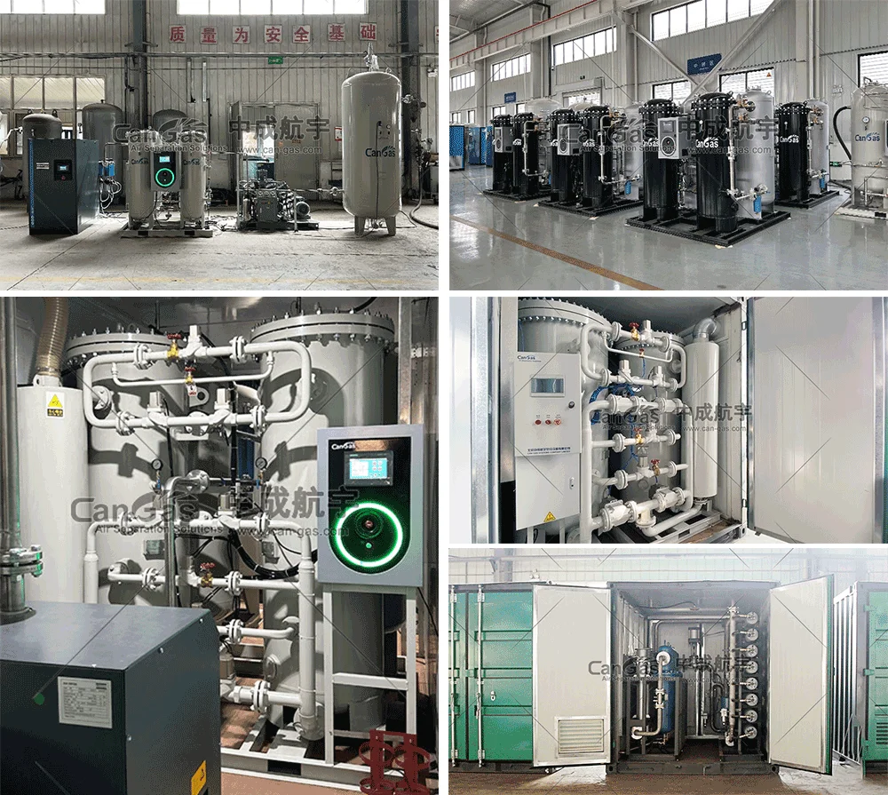 Skid Mounted Nitrogen Gas Generation Equipment Psa Nitrogen Generator ...