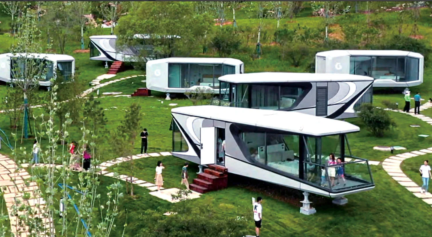 Science Fiction Series Modular Prefabricated Houses New Design Prefab ...