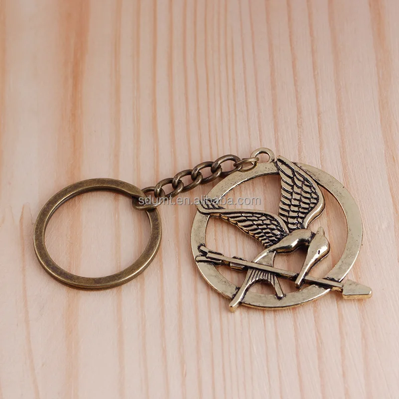 Key Chain Movie the Hunger Games Alloy Keychain - Promotional Metal Bird
