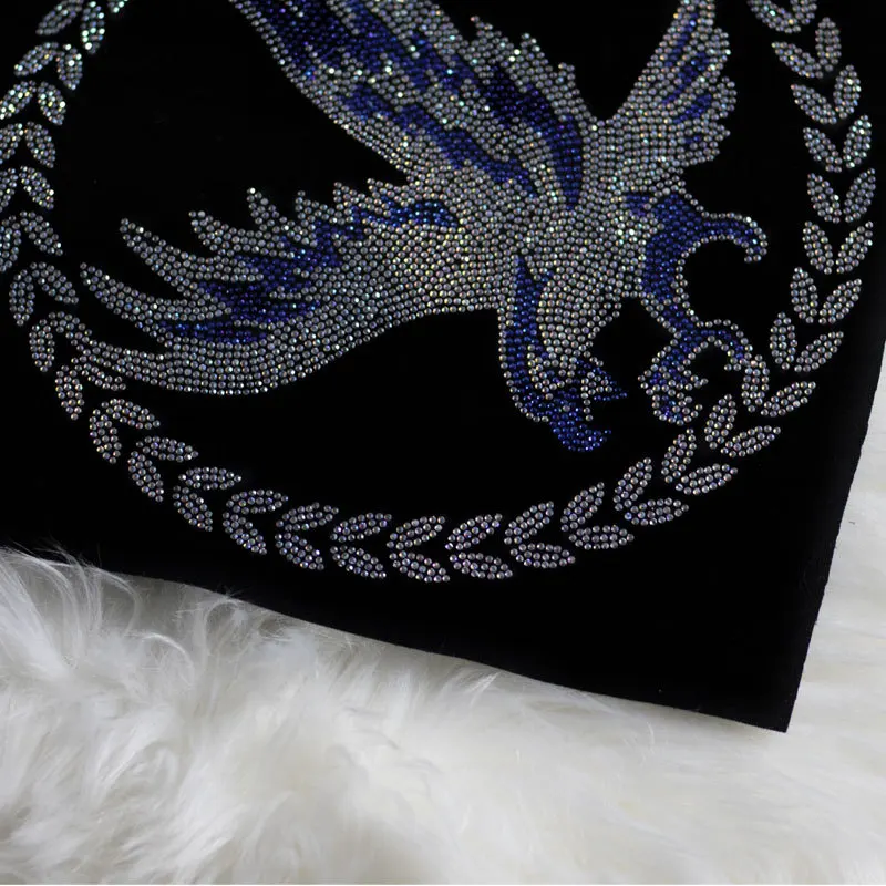 Customized New Products Custom Rhinestone Heat Transfers For T-shirts ...