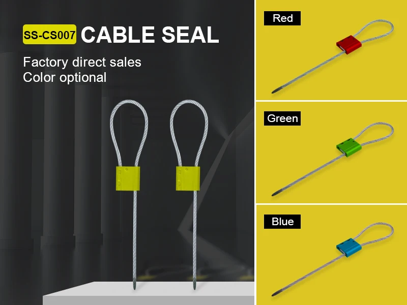 3.5mm Diameter Custom Cable Seal Ss-cs007 With Serial Number - Buy ...