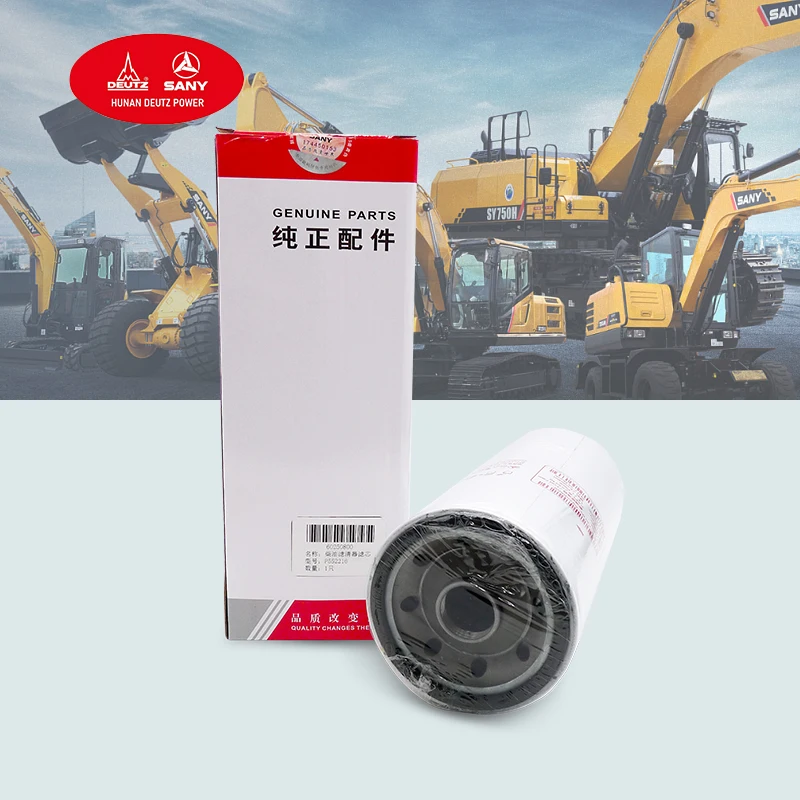 Sany Excavator Spare Parts P552216 Fuel Filter 60250800 Diesel Fuel ...