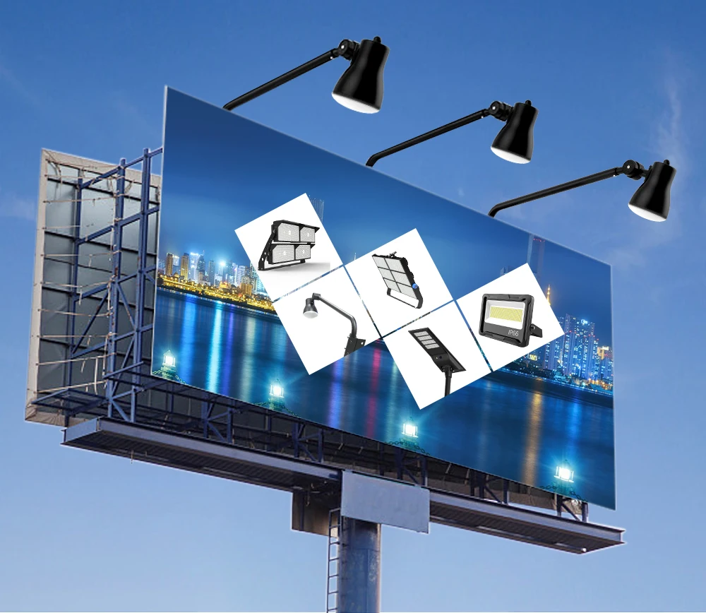 2022 New Outdoor LED Billboard Signage Lights Advertisement Lighting