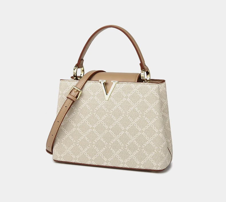 Famous Large Print Logo Custom Women Shoulder Hand Bag Ladies Luxury Designer Handbag Luxury ...