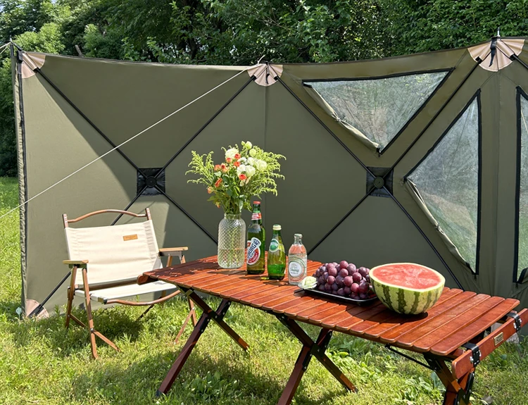 Easy to Setup Folding Camping Fence - Windscreen & Windbreaker