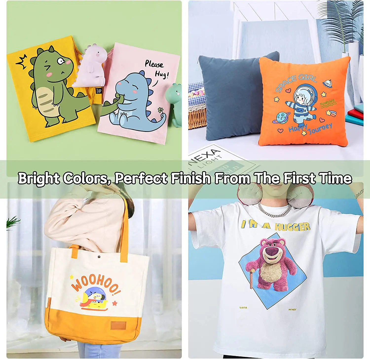 Sublimable Heat Transfer Clear Vinyl - Perfect for T-shirts