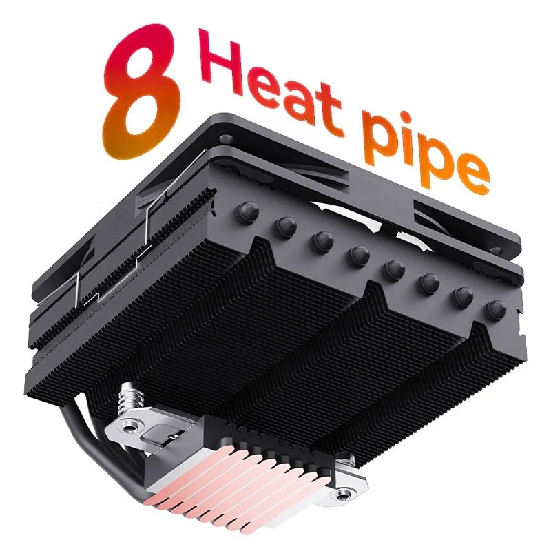 SNOWMAN ARGB 8 Heat Pipe Cpu Cooler 120mm Cpu Air Cooler 4Pin PWM CPU ...